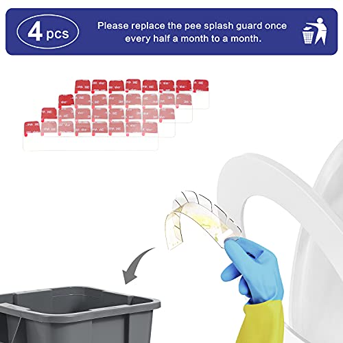 4 Pcs Urine Deflector for Toilet Seat,to Prevent Potty Training Kids ...