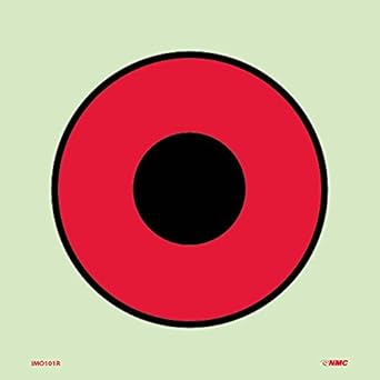 National Marker Corp. IMO101R IMO, Symbol, Push Button/Switch for Fire ...