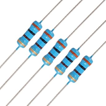 uxcell 20 x 1/2W Watt 300 ohm 300R Carbon Film Resistor 0.5W: Single ...