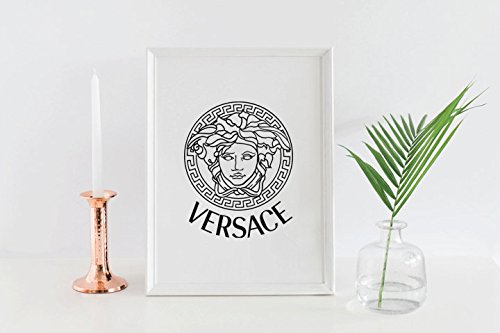 Buy Versace Logo Print / Versace Logo Wall Art / Versace Logo Decal ...