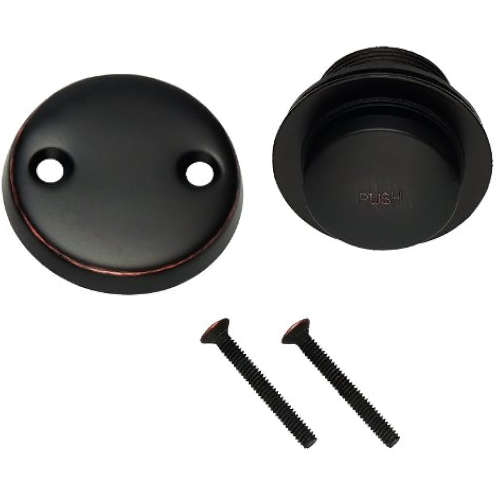 659612 Oil Rubbed Bronze Toe Tap Drain Overflow Conversion Trim Kit 659612-oil-rubbed-bronze-toe-tap-drain-overflow-conversion-trim-kit