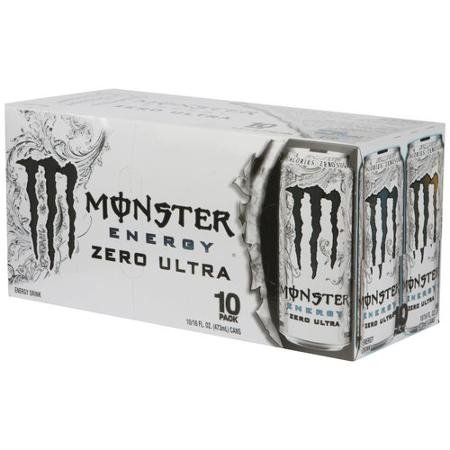 Buy Monster Zero Ultra Energy Drink 16 fl oz 10 pack WLM Online at ...