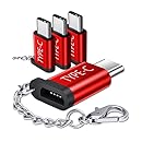 Amazon.com: JSAUX USB Type C Adapter,4-Pack Aluminum USB C to Micro USB ...