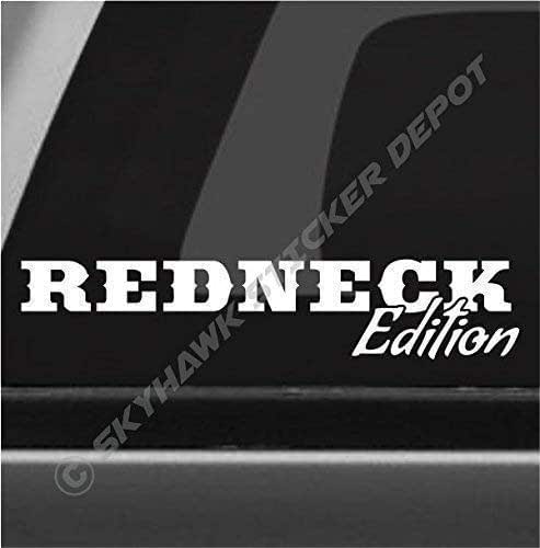 Redneck Edition Funny Bumper Sticker Vinyl Decal Car Truck Decal SUV ...