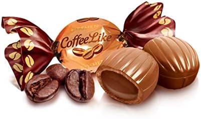 Roshen Coffee Like Milk Coffee Caramel Filling Hard Candies, 1 Kg ...