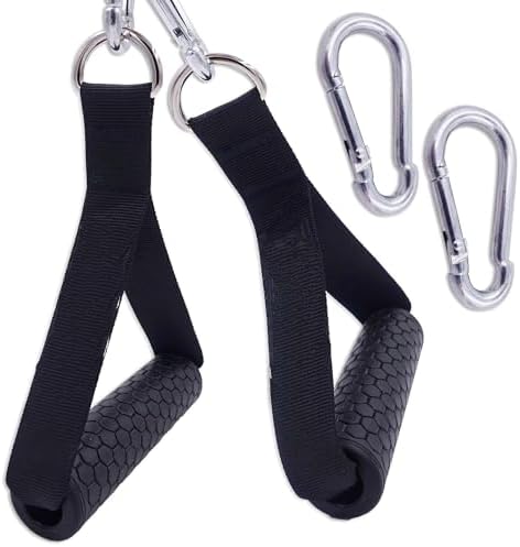 Aputue Exercise Handle, Heavy Duty Fitness Handle with 2 Carabiners ...