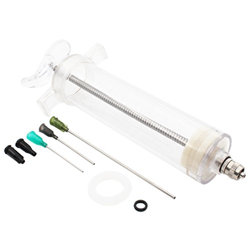 BSTEAN 100ml Syringe with 4 Inch 14G 1.5 Inch 16G 18G Blunt Tip Needles ...