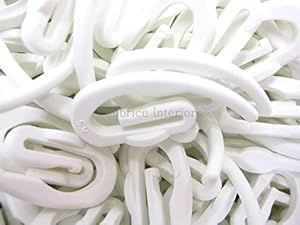 Swish Curtain Hooks, White, 100 Pack: Amazon.co.uk: Kitchen & Home