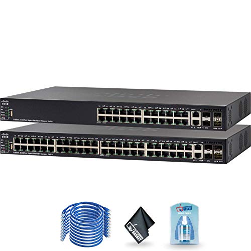 Buy Cisco SG550X-48 48-Port Gigabit Stackable Managed Switch + SG550X ...