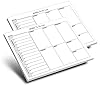 Weekly TO DO List Notepads (2 Pack, 50 Pages Each) Task Planner Pads w ...