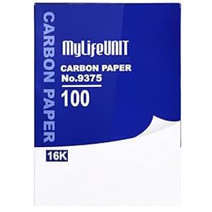 Amazon.com : MyLifeUNIT Double Sided Hand Copy Carbon Paper 10" x 7.3 ...