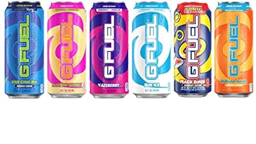 Extreme Energy G Fuel Energy Drink Variety Packs 16 ounce cans 12 pack ...