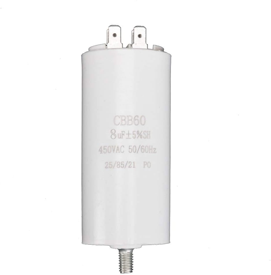 Amazon.com: ICQUANZX 8UF CBB60 Double Insert Molded Capacitor (with ...