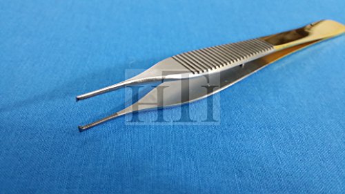 T/C ADSON TISSUE PLATIC SURGERY FORCEPS 4.75" 1X2TEETH STRAIGHT FINE ...