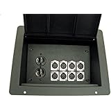 Amazon.com: ProCraft Pro Audio Recessed Stage Floor Box 1 AC Duplex 8 ...