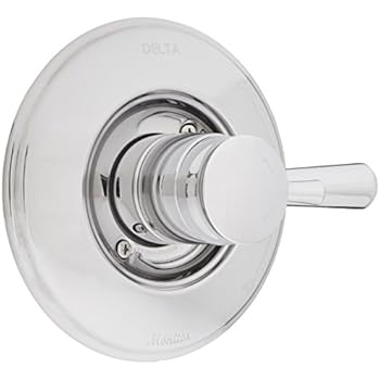 Delta Faucet Linden 17 Series Dual-Function Shower Handle Valve Trim Kit, Chrome T17093 (Valve ...