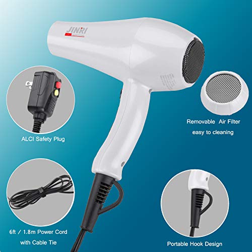 Professional Salon Infrared Hair Dryer, Powerful 1875 watt Negative ...