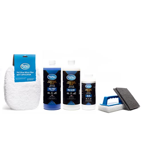 Poli Glow® Deluxe Kit — Complete Fiberglass Restorer. for Boats and RVs ...