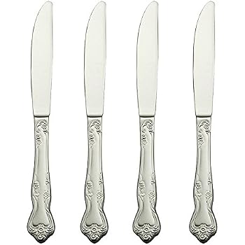Amazon.com | Oneida Flatware Azalea Dinner Knives Set Of 4: Flatware Sets