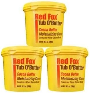 3 x RED FOX PURE COCOA BUTTER MOISTURISING CRÈME 10.5 Oz: Amazon.co.uk ...