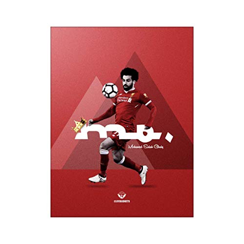 Teelaunch Mo Salah Poster Liverpool Fc Poster Mohamed Salah Liverpool ...