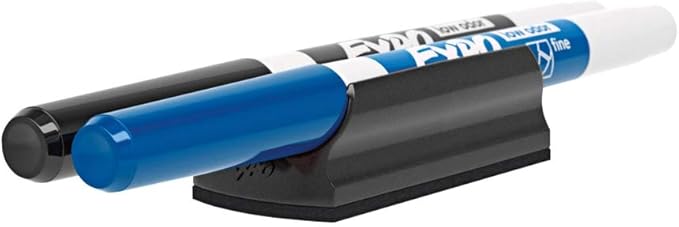 Amazon.com : EXPO Magnetic Clip Eraser with Assorted Fine Tip Markers ...