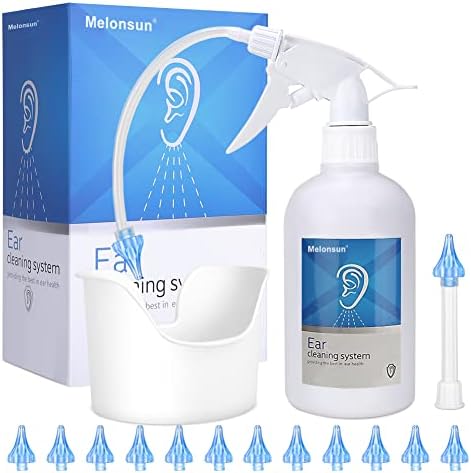 Ear Wax Removal Kit, Ear Cleaning Kit, with Ear Washer Bottle, Ear Wash ...