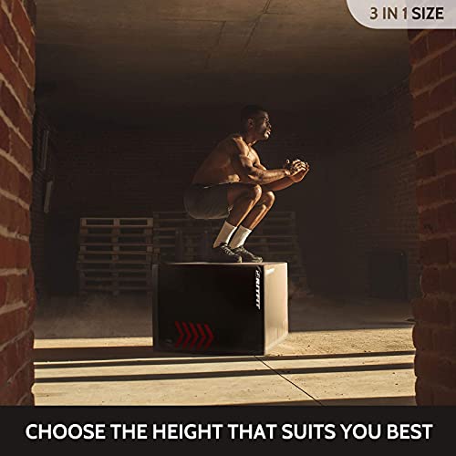 RitFit 3 in 1 Extra Firm Soft Plyo Box 440lb Weight Capacity 30”x 24”x ...