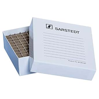 Sarstedt 100-place Cardboard Storage Box for Micro Tubes: Amazon.com ...