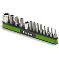 Amazon.com: Titan 16135 13-Piece Tamper Resistant SAE Hex Bit Set