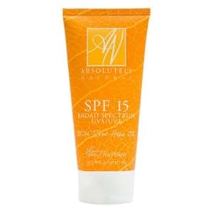 Amazon.com: Absolutely Natural Sunscreen - SPF 15 with Rose Hips Oil ...