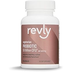 Amazon.com: Amazon Brand - Revly Probiotic, 2 Billion CFU per Serving ...