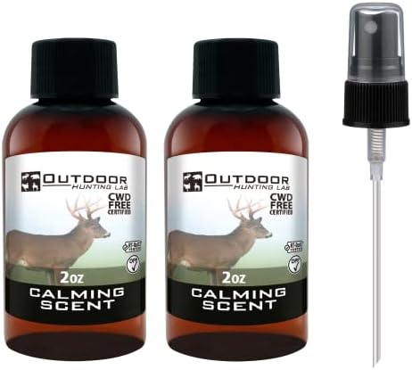 Outdoor Hunting Lab Calming Scent Doe Urine (2 Bottle) - Buck Lure for ...
