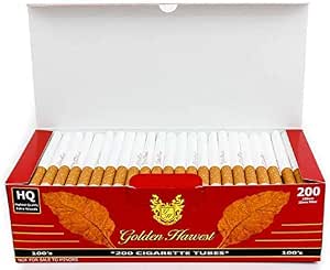 Amazon.com: Golden Harvest Cigarette Filter Tubes - Red - 100's Size(5 ...