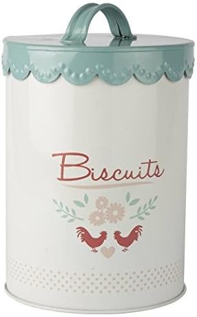 Gisela Graham Enamelware Biscuits Barrel Tin: Amazon.co.uk: Kitchen & Home