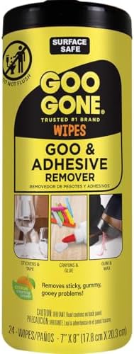سعر Goo Gone Clean Up Wipes Adhesive Remover - 24 Count - Removes ...