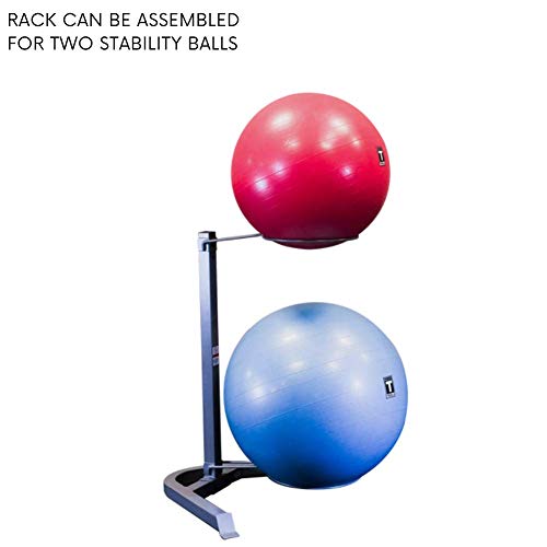 Body-Solid GSR10 Stability Ball Rack, Vertical Storage for Home and ...