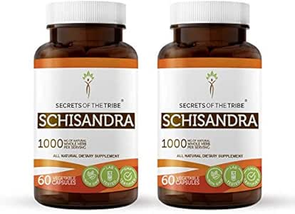 Amazon.com: Schisandra 60 Capsules(2 pcs.), 1000 mg, Organic Schisandra ...