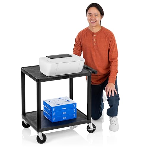 Stand Steady Tubstr Compact 2 Shelf Utility Cart | Made in USA | Easy ...