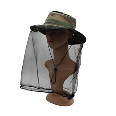 Camouflage Mosquito Hat, Fly Head Net Hat, Beekeeper Hat Cap, Mosquito ...