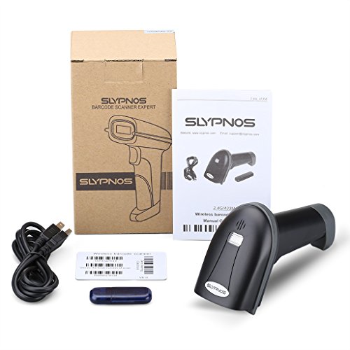 3-in-1 Bluetooth Laser Barcode Scanner, SLYPNOS 1D Handheld Bar Code ...