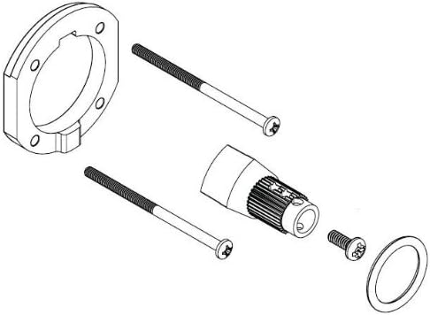 Amazon.com: Moen 122566 Handle adapter kit, Unfinished: Home Improvement