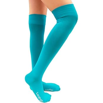 Amazon.com: Lace Poet Surgical Over the Knee Compression Socks - BLACK ...