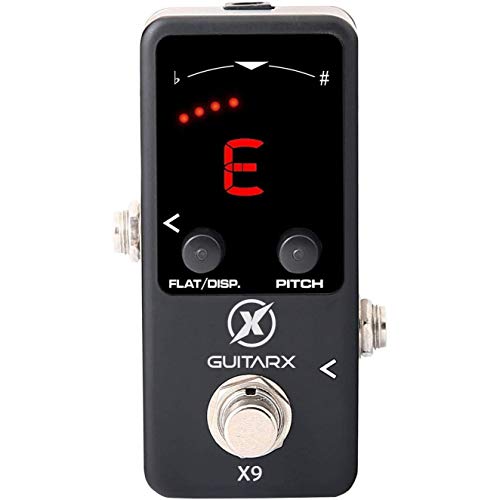 GUITARX X9 - Guitar Pedal Tuner Mini - True Bypass Chromatic Tuner ...
