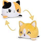 Amazon.com: TeeTurtle - The Original Reversible Cat Plushie - Rainbow ...