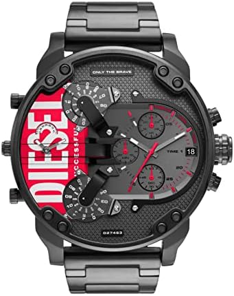 سعر Diesel Men's Mr. Daddy 2.0 Stainless Steel Chronograph Quartz Watch ...