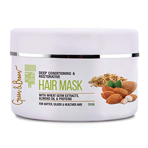 Green & Brown 3 In 1 herbal Hair Mask, Deep Conditioning and Natural ...