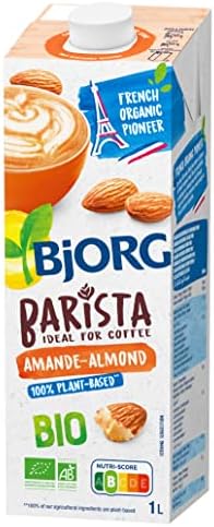 Bjorg Almond Barista Milk, 100% Plant-Based, Lactose & Dairy Free 1L ...