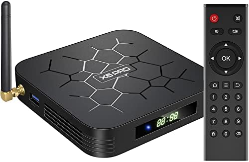 Android TV Box 10.0, X6 PRO Android Box 4GB RAM 64GB ROM Allwinner H616 ...
