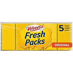 Amazon.com: Velveeta Fresh Packs Original Melting Cheese (5 ct Blocks ...